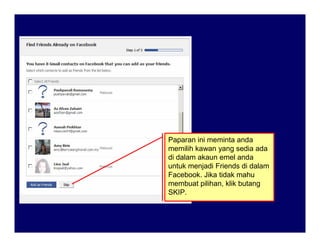 Panduan Mendaftar Akaun Facebook | PDF