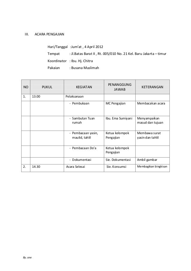 Susunan Acara Pengajian Pernikahan Lina Pdf - Riset Susunan Acara Pengajian Pernikahan Lina Pdf - Riset