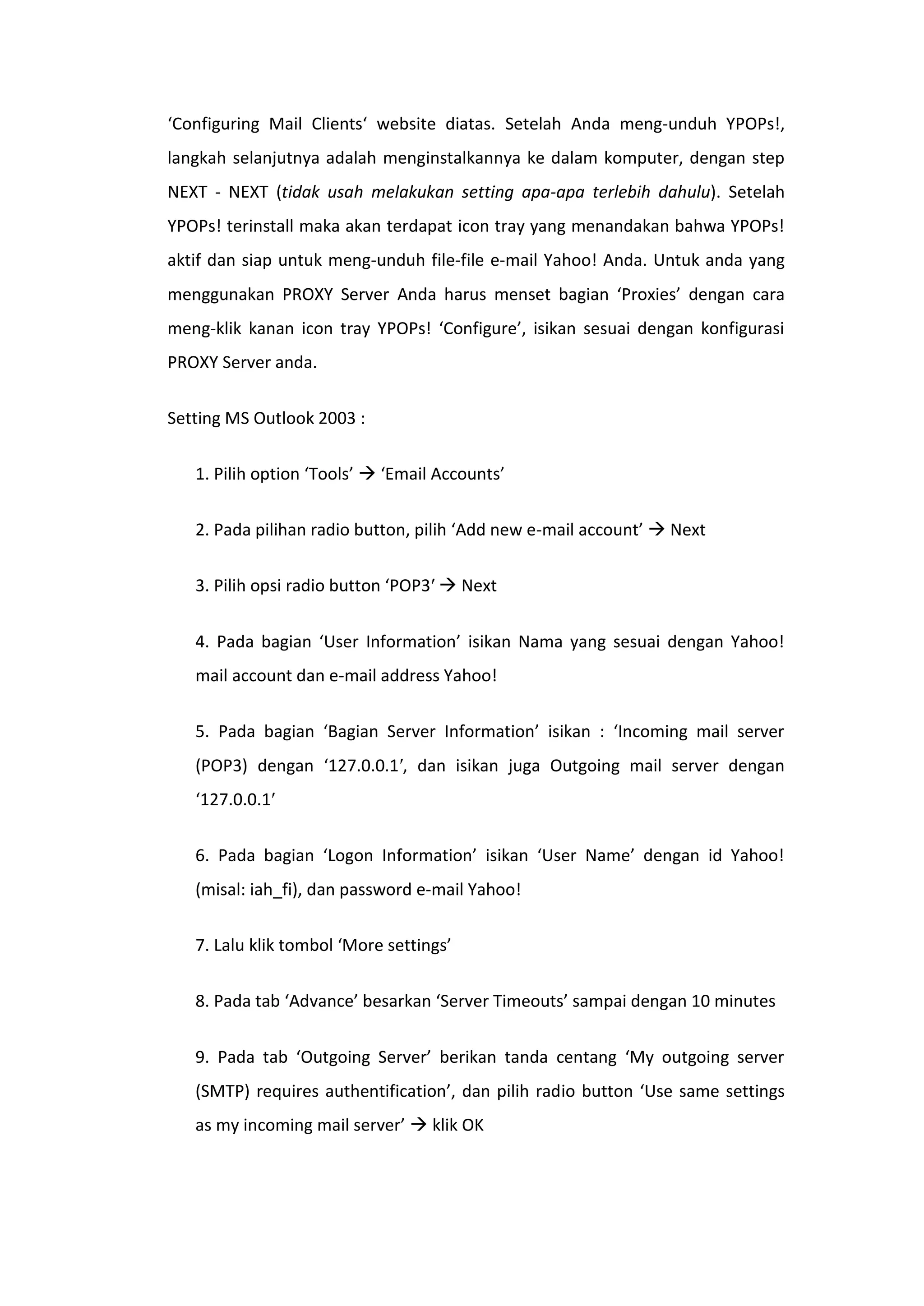 Panduan menggunakan microsoft outlook | PDF