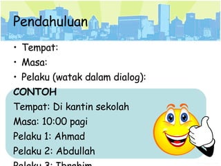 Panduan Menulis Dialog | PPT