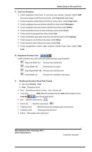 Panduan microsoft-word-2007 | PDF