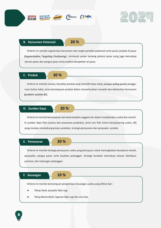 Panduan P2MW 2024 sebagai panduan dalam penyusunan proposal p2mw 2024 | PDF