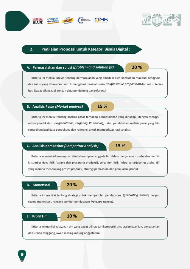 Panduan P2MW 2024 sebagai panduan dalam penyusunan proposal p2mw 2024 | PDF