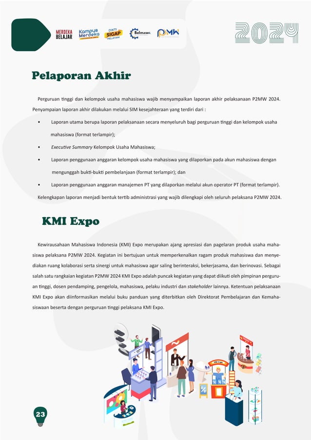 Panduan P2MW 2024 sebagai panduan dalam penyusunan proposal p2mw 2024 | PDF