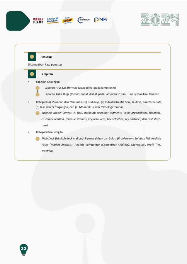 Panduan P2MW 2024 sebagai panduan dalam penyusunan proposal p2mw 2024 | PDF