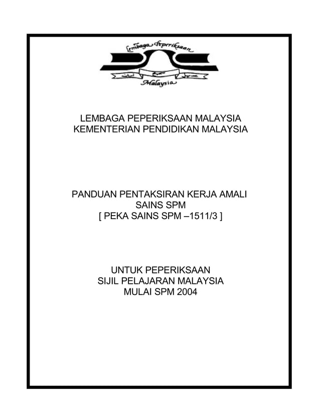 Panduan peka-sains-1511 | PDF