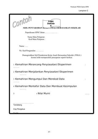 Panduan peka-sains-1511 | PDF