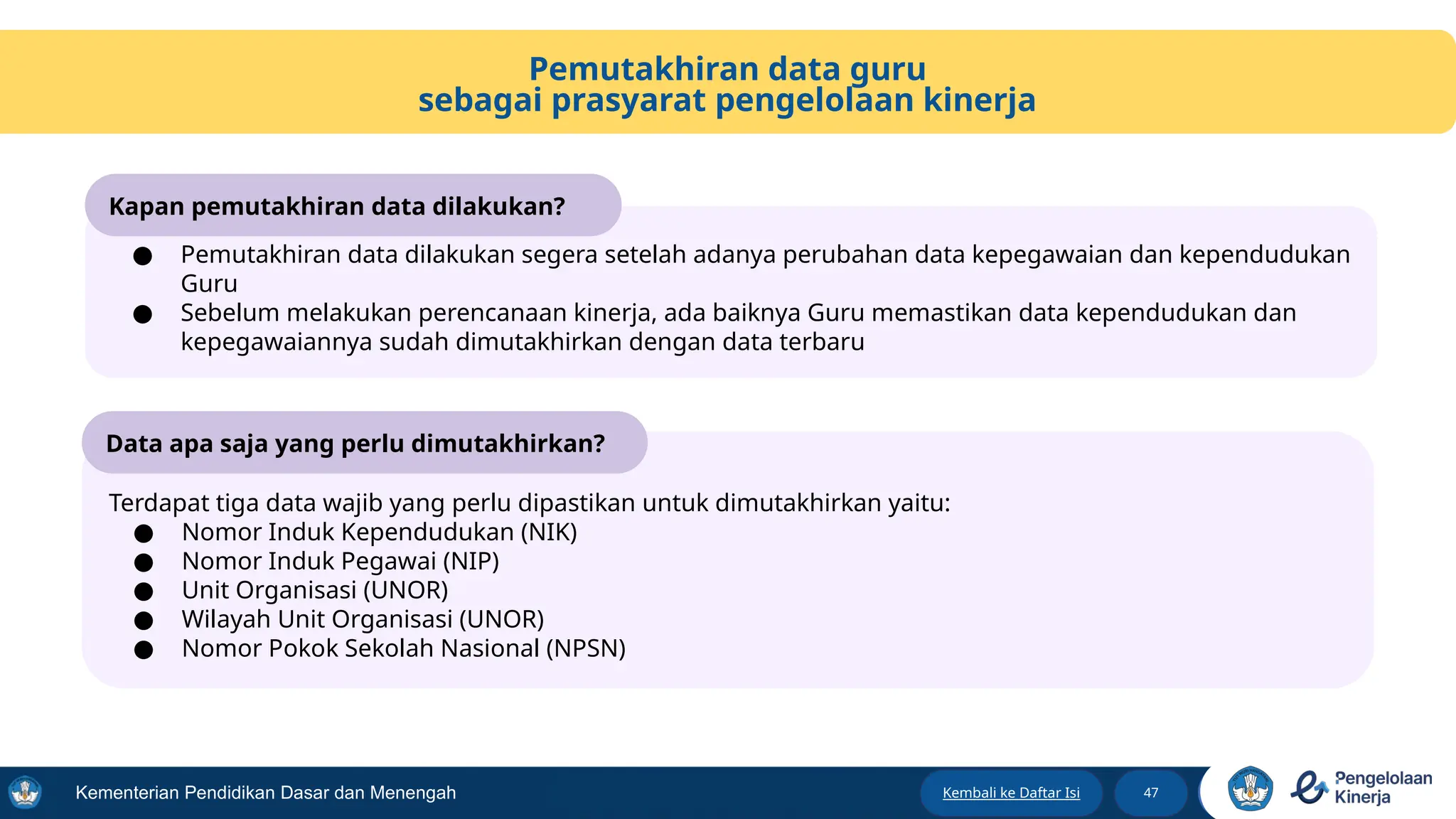 Panduan - Pengelolaan Kinerja Guru Tahun 2025 | PPTX