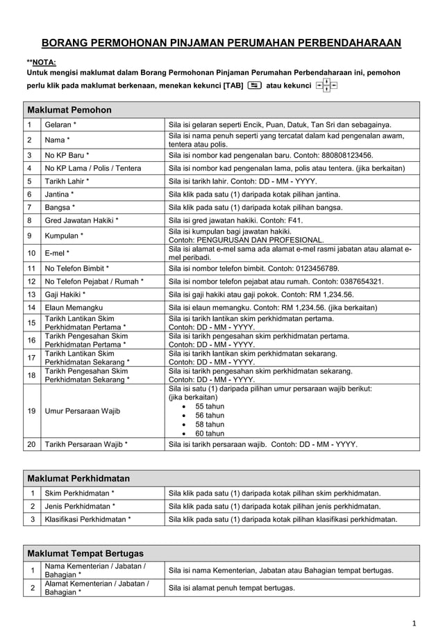 Panduan pengguna-borang-manual | PDF