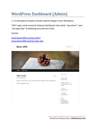 Panduan penggunaan-word press | PDF