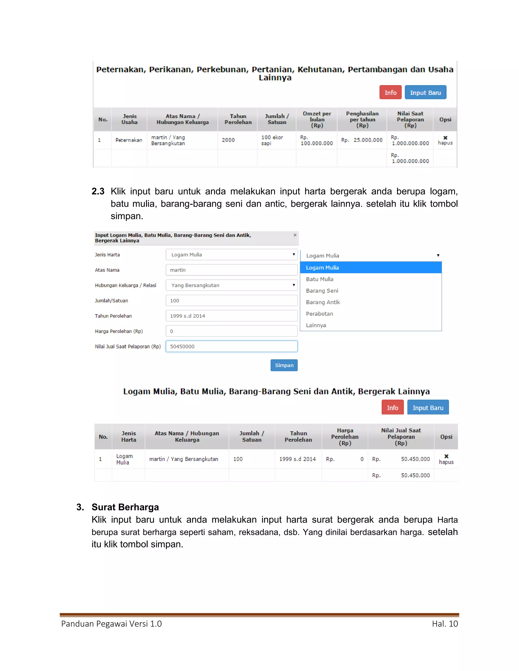 Panduan pengisian-LHKASN | PDF