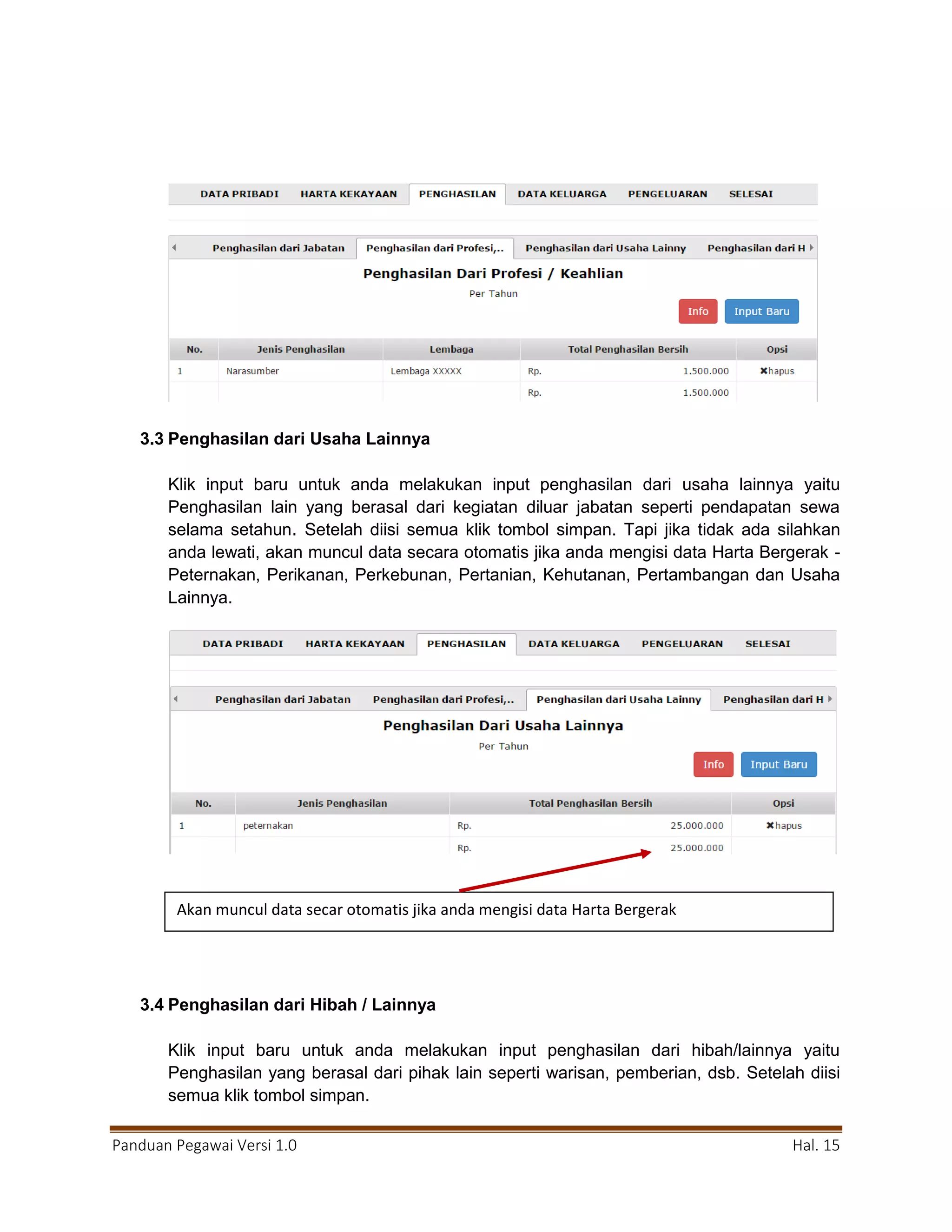Panduan pengisian-LHKASN | PDF