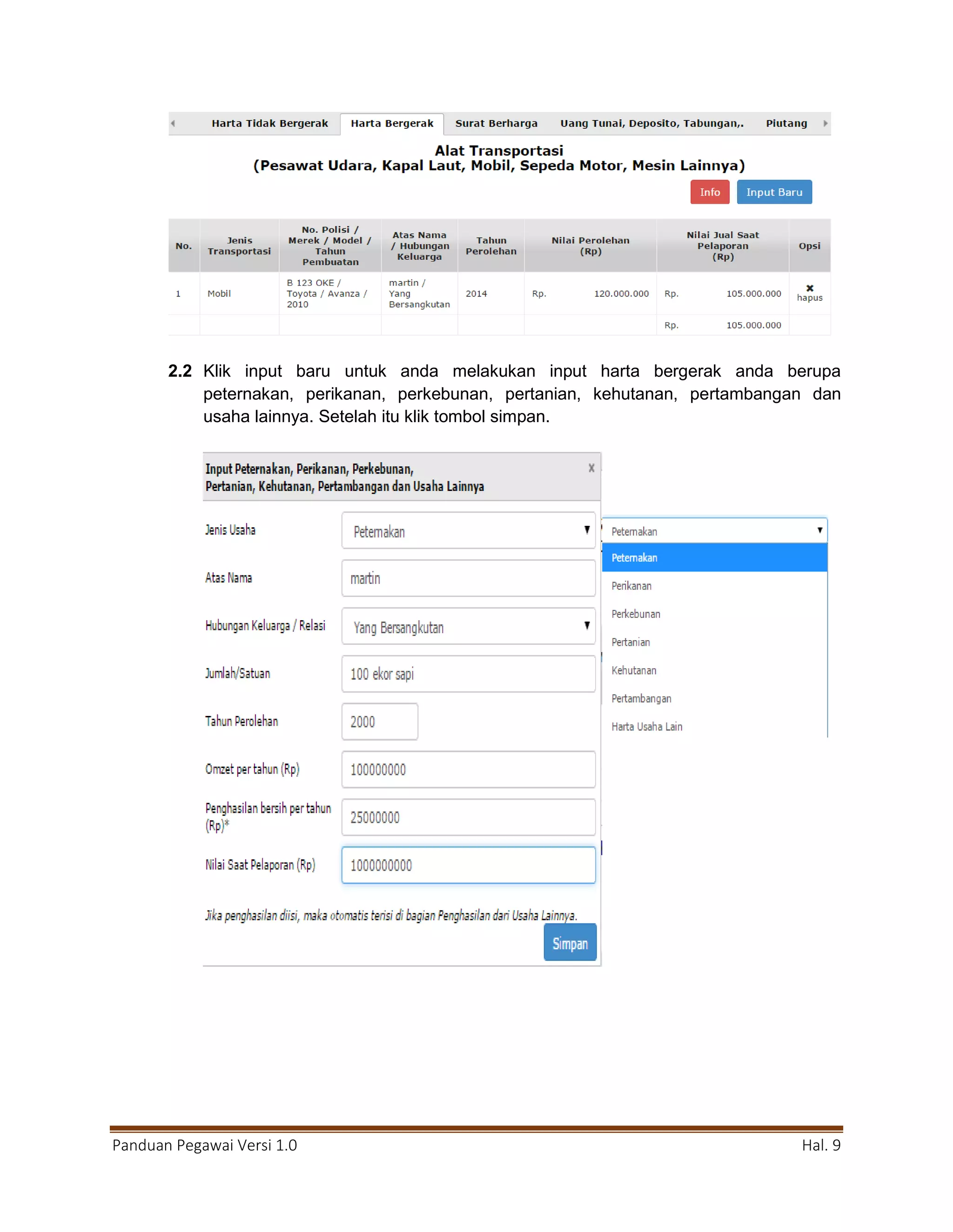 Panduan pengisian-LHKASN | PDF
