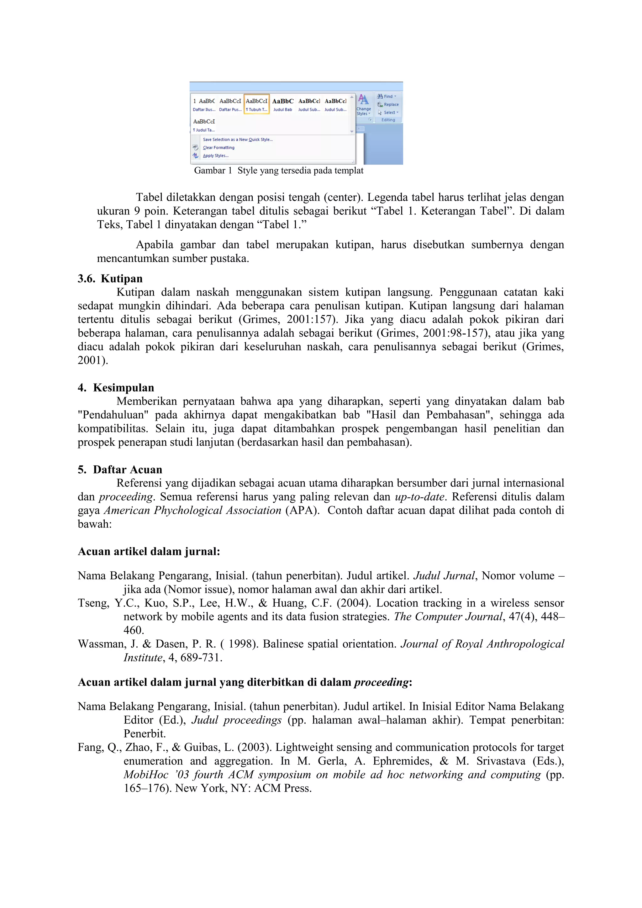 Panduan penulisan-makalah | PDF