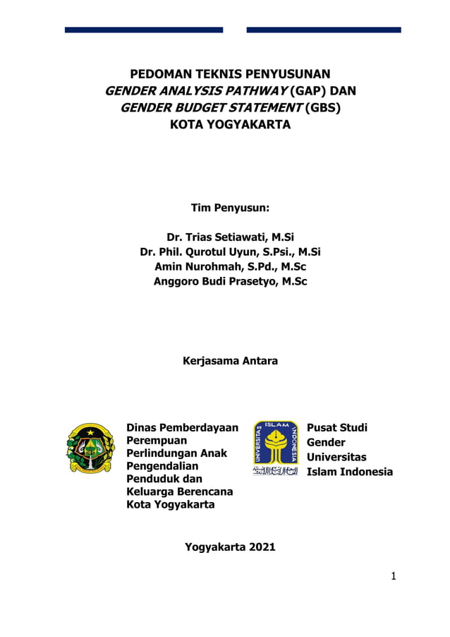 Panduan Penyusunan Pprg Kota Yogyakarta Gap Gbs 2021 6962 Pdf