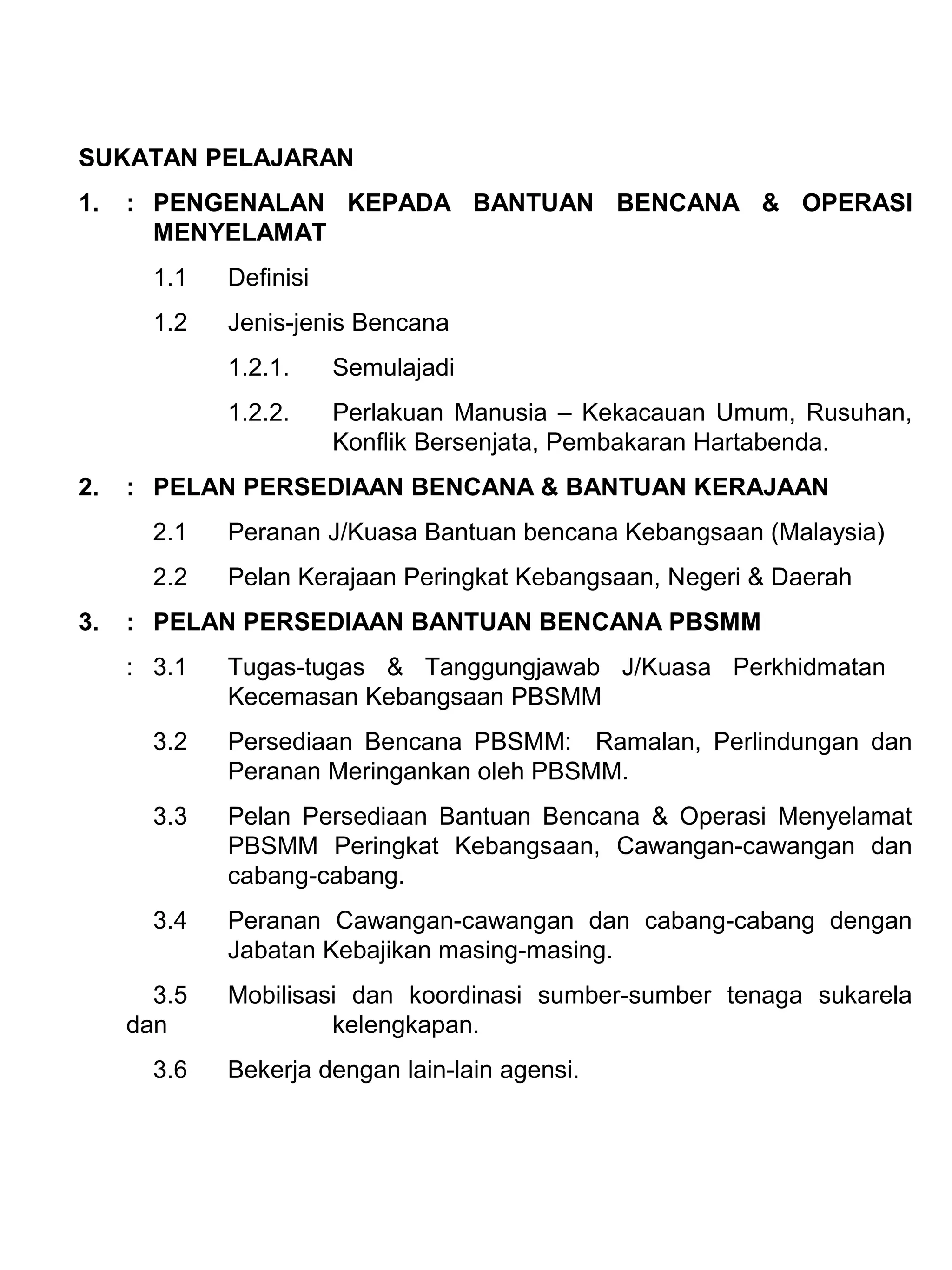 Panduan Persijilan dan Sukatan Pelajaran - PBSM | PPT