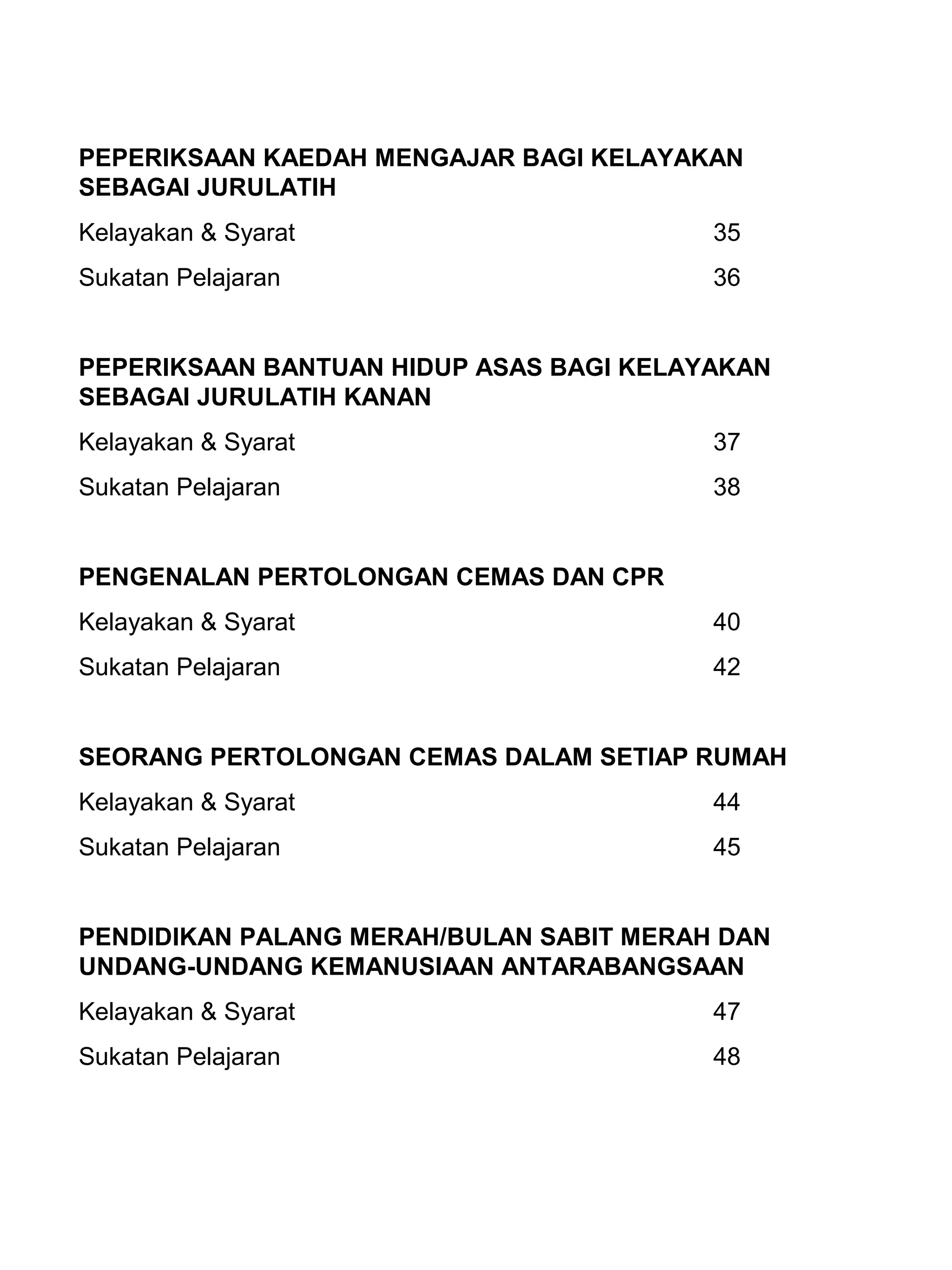 Panduan Persijilan dan Sukatan Pelajaran - PBSM | PPT