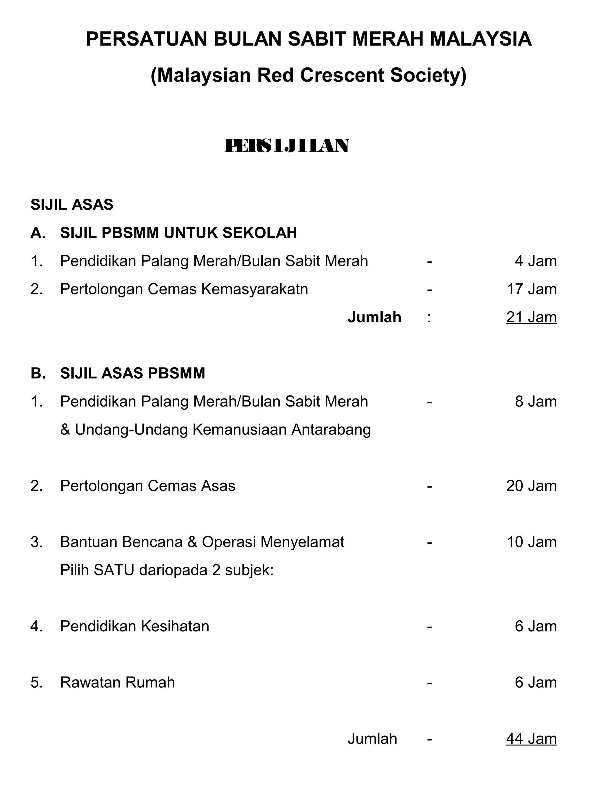 Panduan Persijilan dan Sukatan Pelajaran - PBSM | PPT