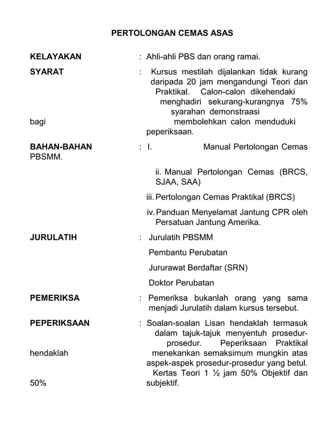 Panduan Persijilan dan Sukatan Pelajaran - PBSM | PPT