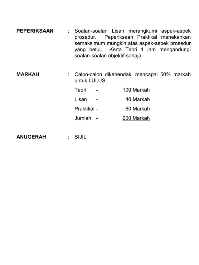 Panduan Persijilan dan Sukatan Pelajaran - PBSM | PPT