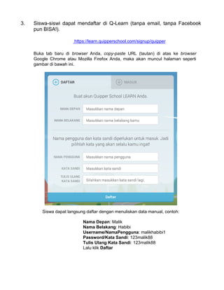 Panduan quipper-school | PDF