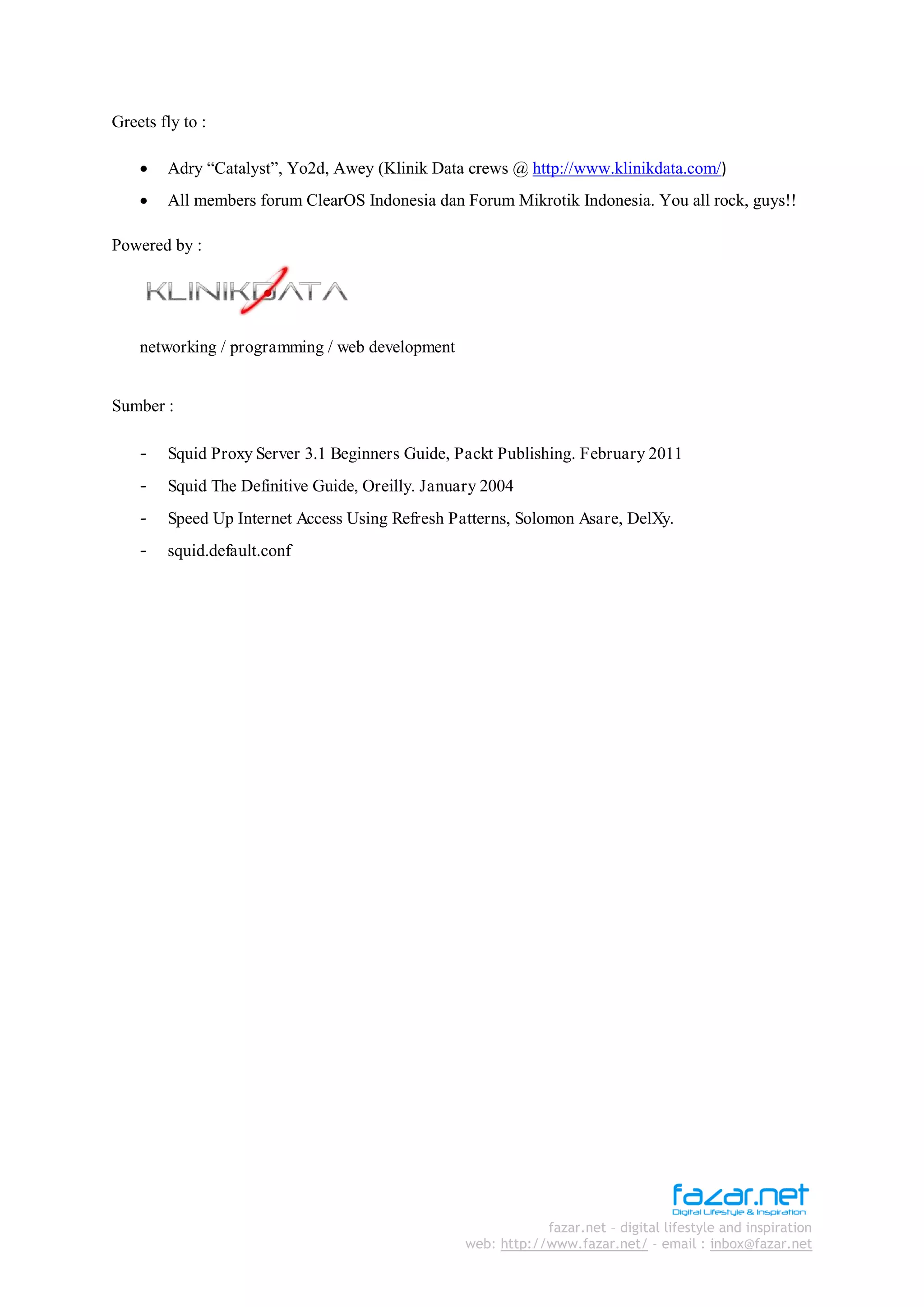 Panduan refresh-pattern-libre | PDF