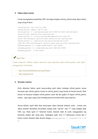 Panduan refresh-pattern-libre | PDF