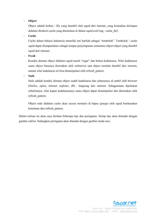 Panduan refresh-pattern-libre | PDF