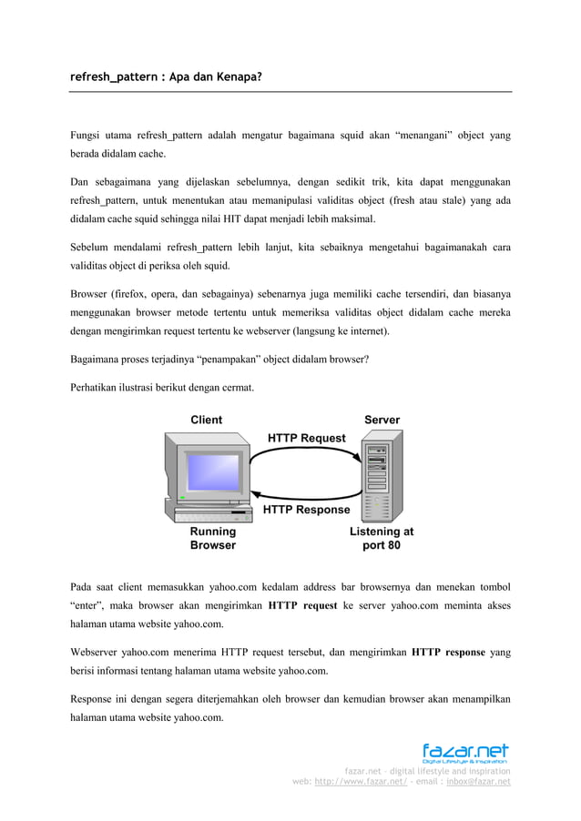 Panduan refresh-pattern-libre | PDF