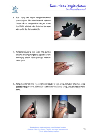 Panduan membuat roket air | PDF