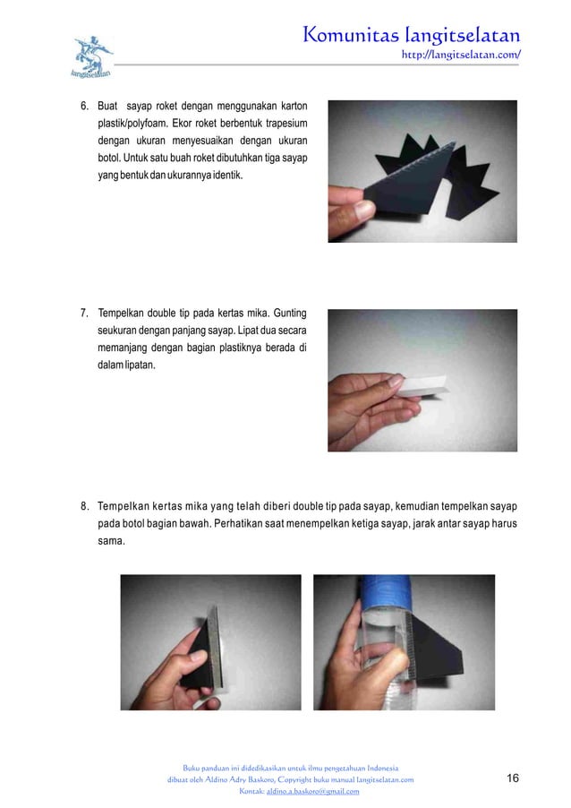 Panduan membuat roket air | PDF