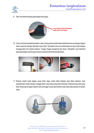 Panduan membuat roket air | PDF