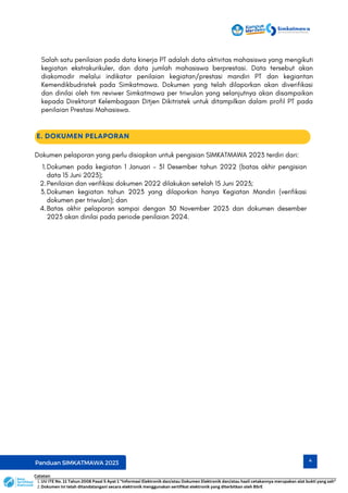 @#Panduan-SIMKATMAWA Iku dan IKT 2023??? | PDF