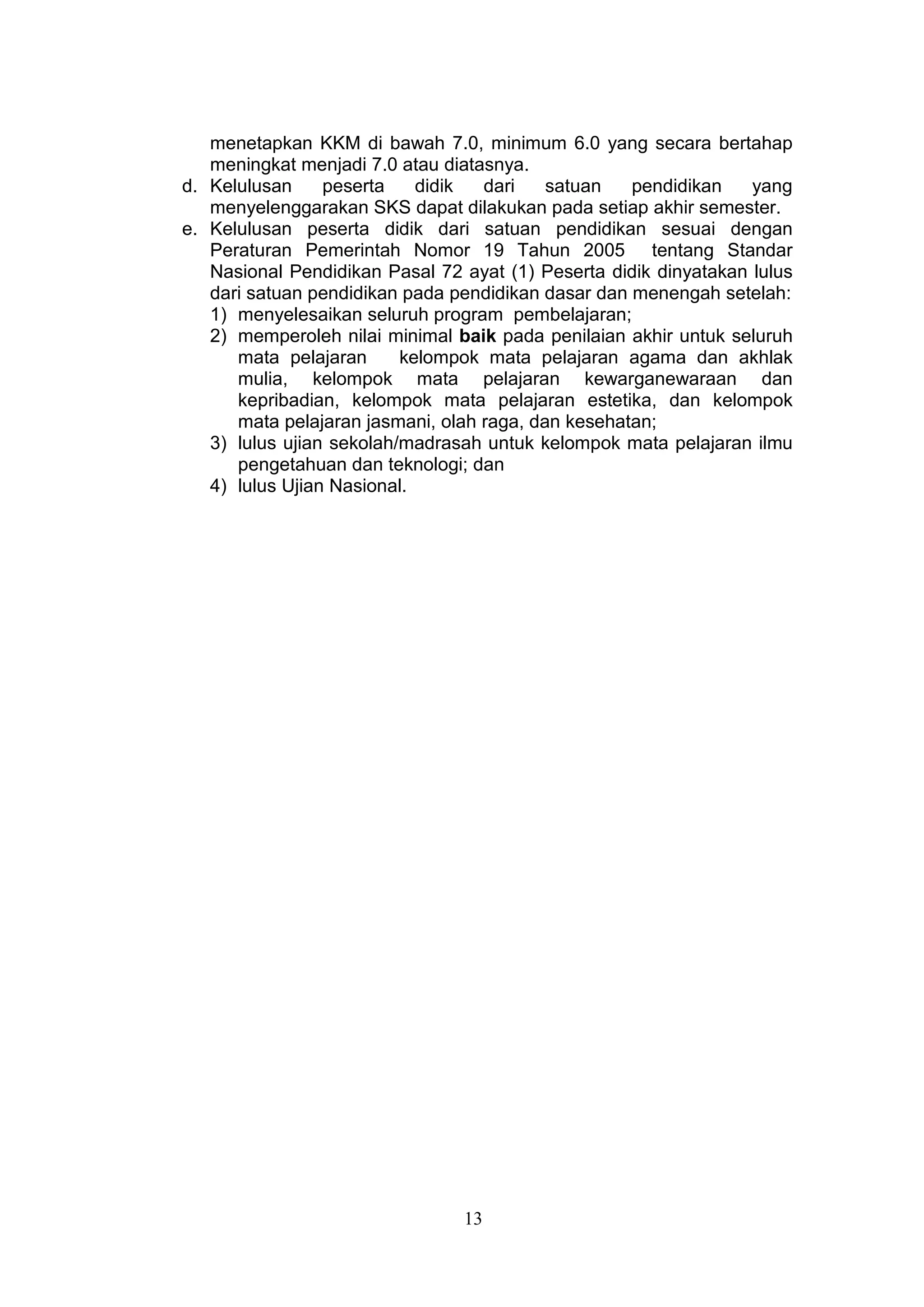 Panduan sks-sm pdan-sma | PDF