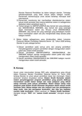 Panduan sks-sm pdan-sma | PDF