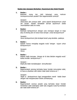 Panduan solat-bagi-pesakit-dari-jakim | PDF