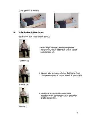 Panduan solat bagi pesakit dari jakim | PDF