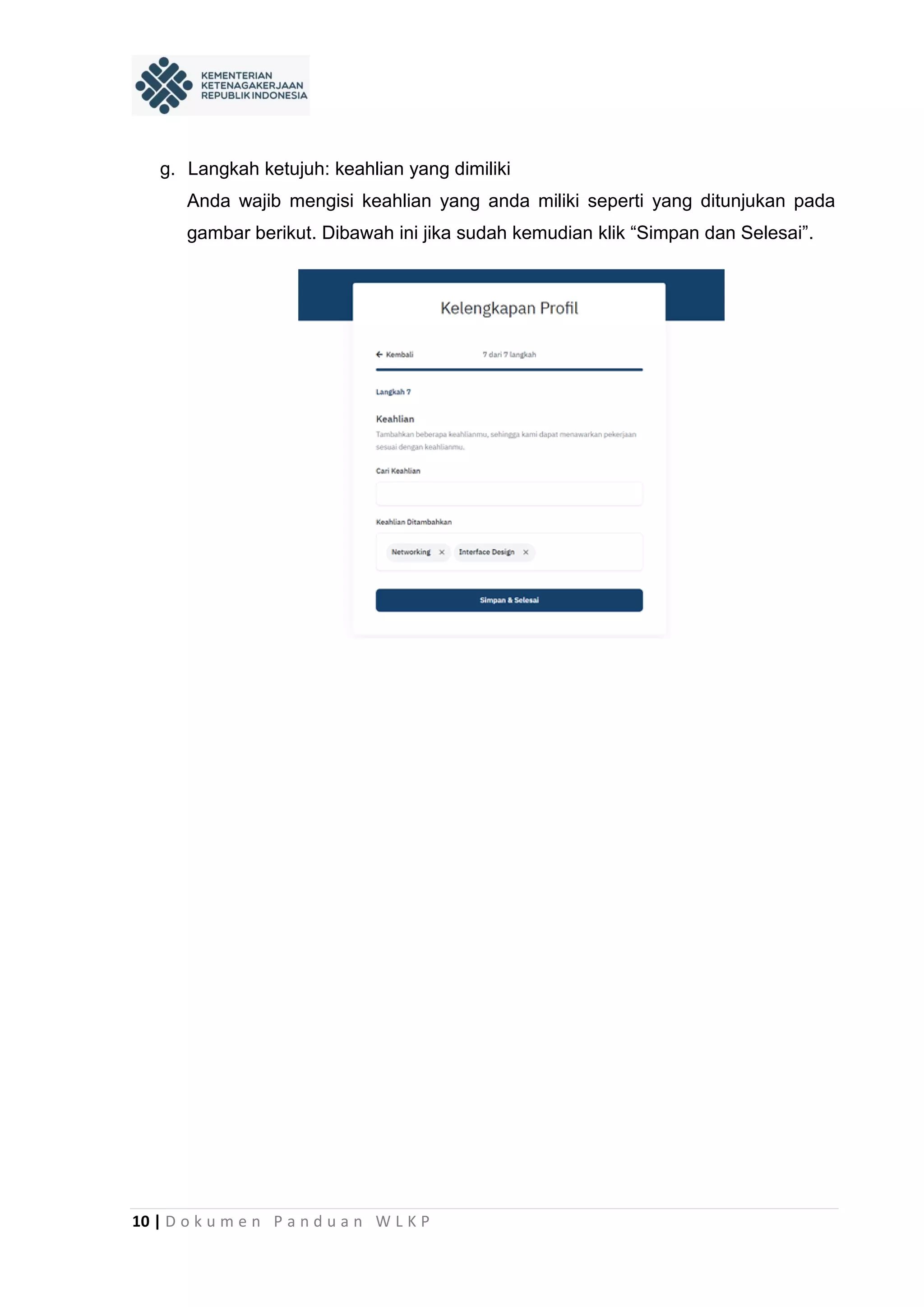 Panduan WLKP 1.0.0 Kemnaker | PDF