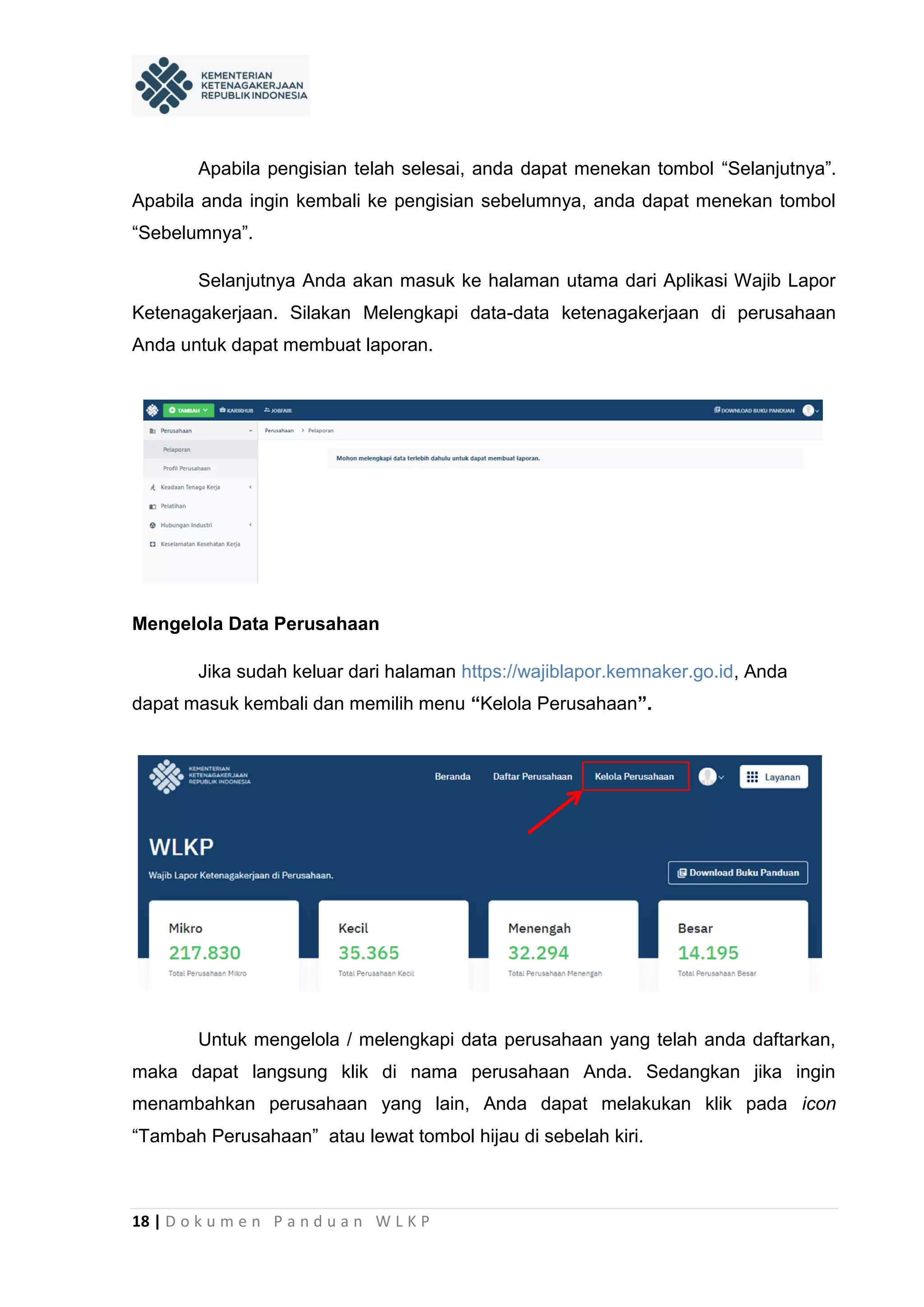 Panduan WLKP 1.0.0 Kemnaker | PDF