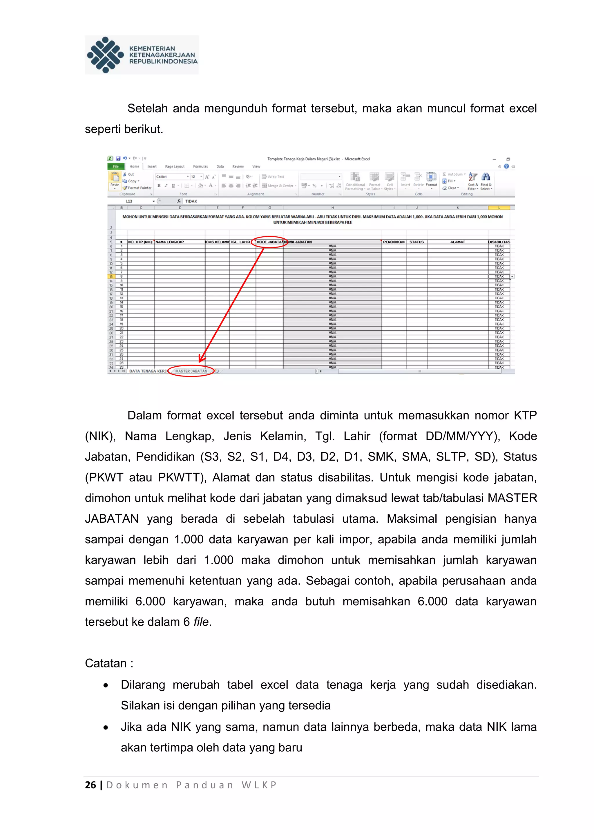 Panduan WLKP 1.0.0 Kemnaker | PDF