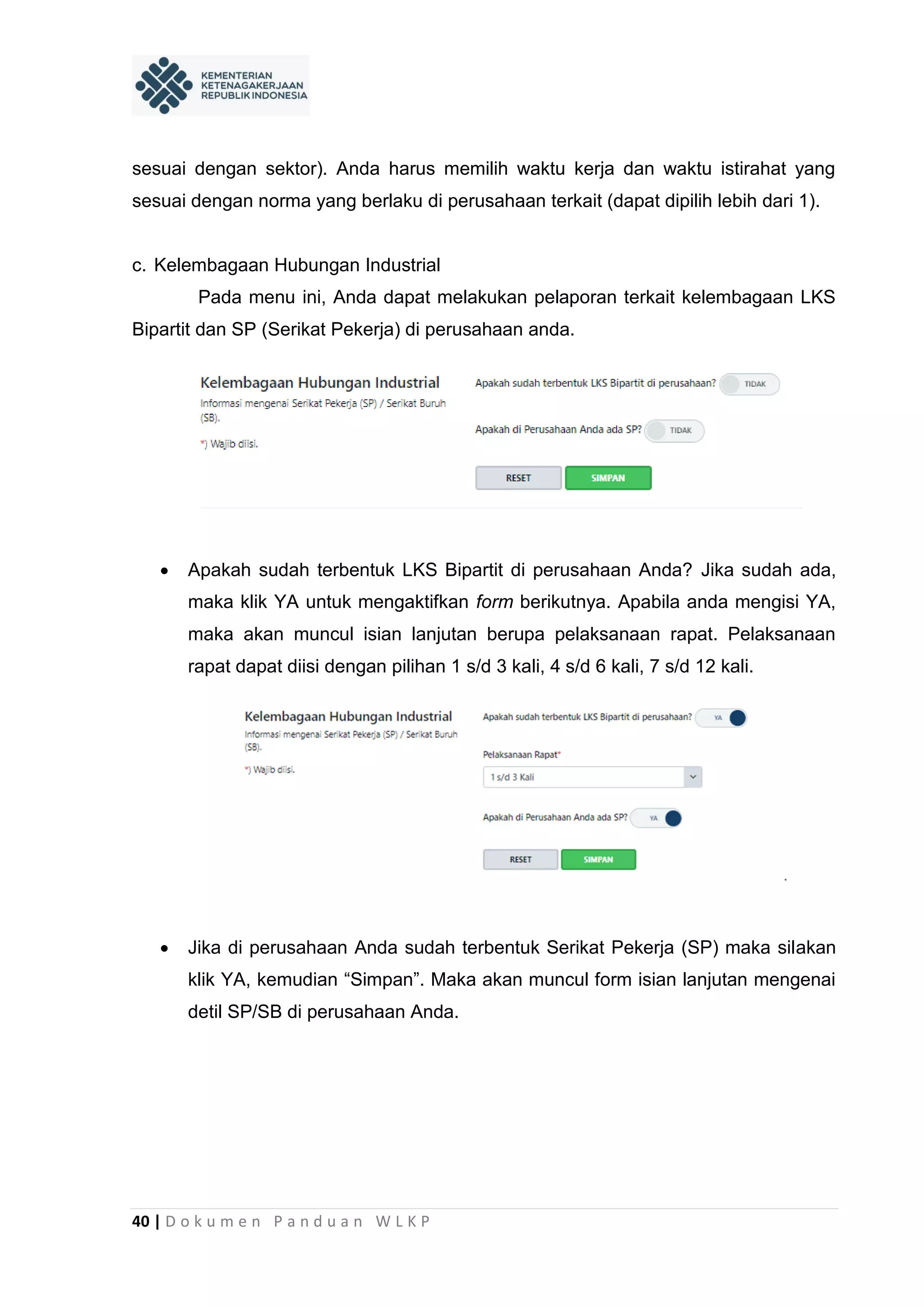 Panduan WLKP 1.0.0 Kemnaker | PDF
