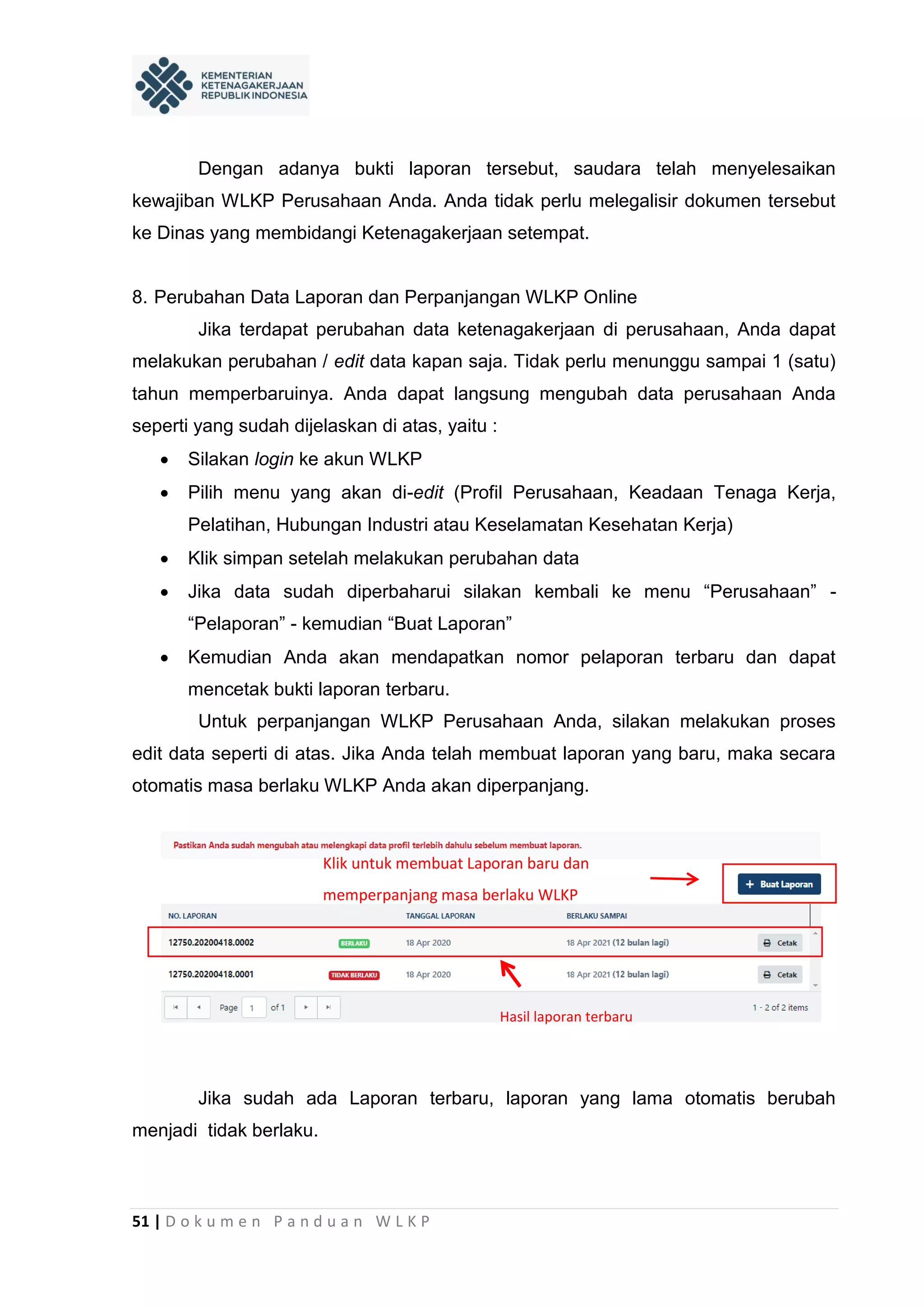 Panduan WLKP 1.0.0 Kemnaker | PDF