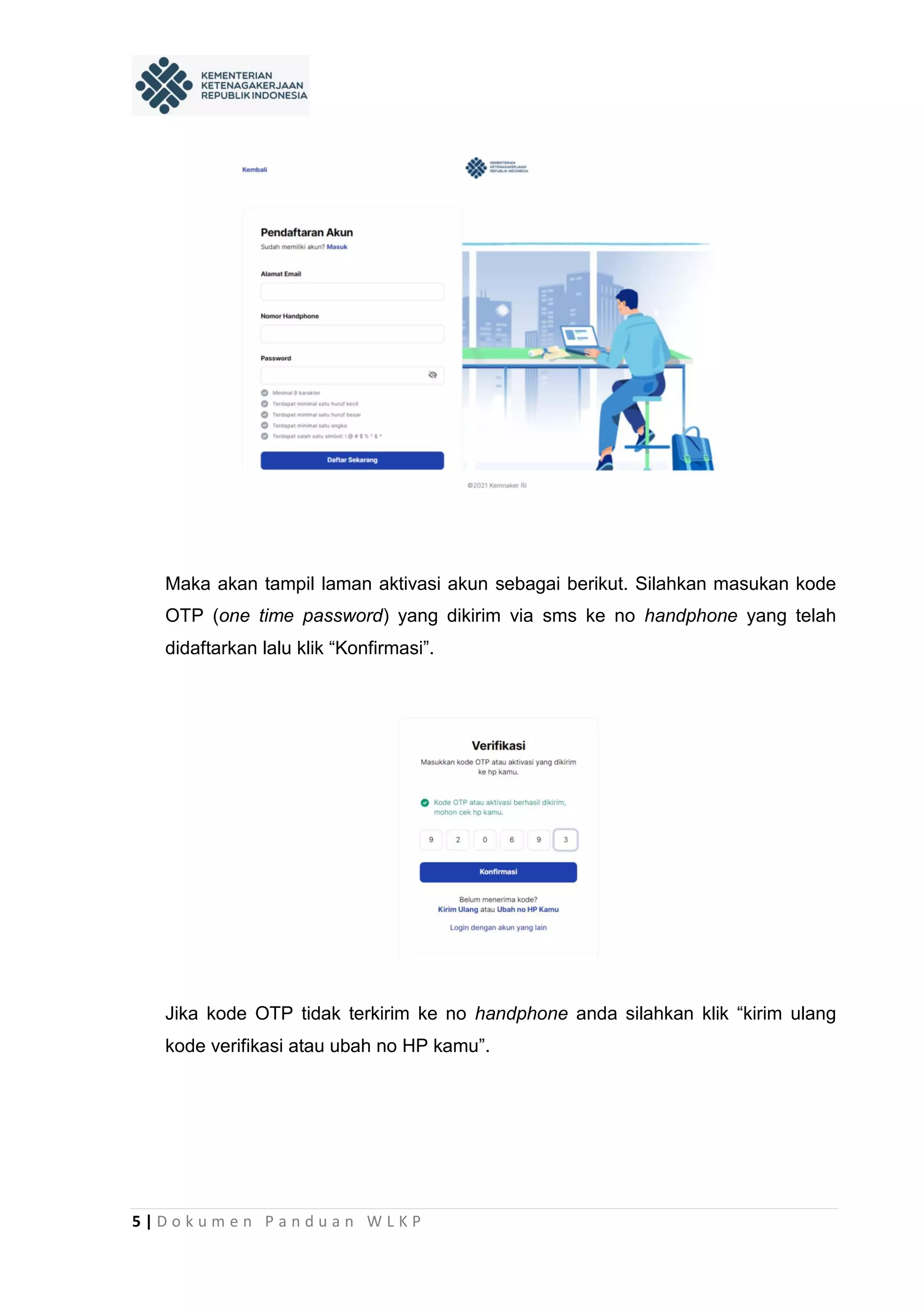 Panduan WLKP 1.0.0 Kemnaker | PDF