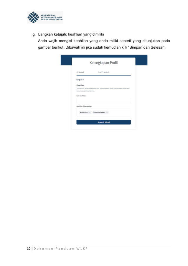 Panduan WLKP 1.0.0 Kemnaker | PDF