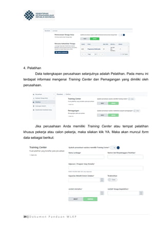 Panduan WLKP 1.0.0 Kemnaker | PDF