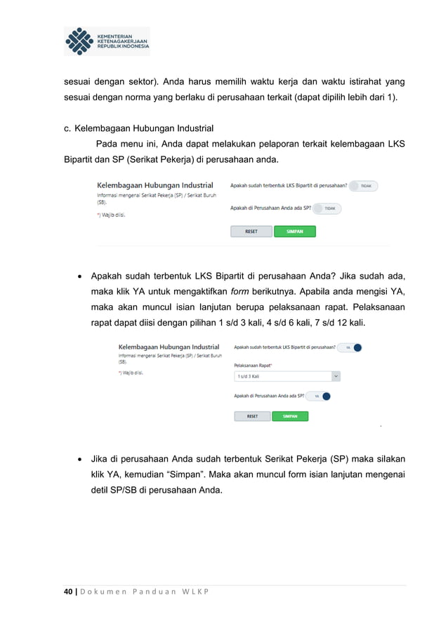 Panduan WLKP 1.0.0 Kemnaker | PDF