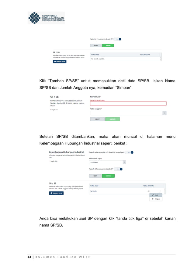 Panduan WLKP 1.0.0 Kemnaker | PDF