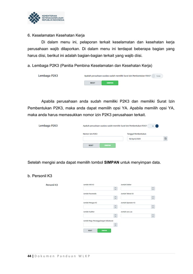 Panduan WLKP 1.0.0 Kemnaker | PDF