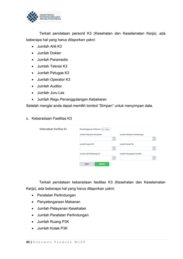 Panduan WLKP 1.0.0 Kemnaker | PDF