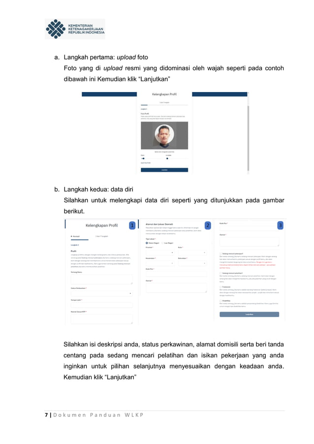 Panduan WLKP 1.0.0 Kemnaker | PDF